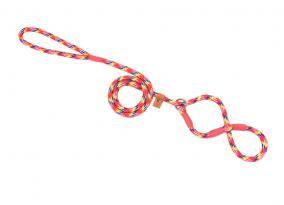Figure of 8 anti-pull Braid Dog Slip Leads